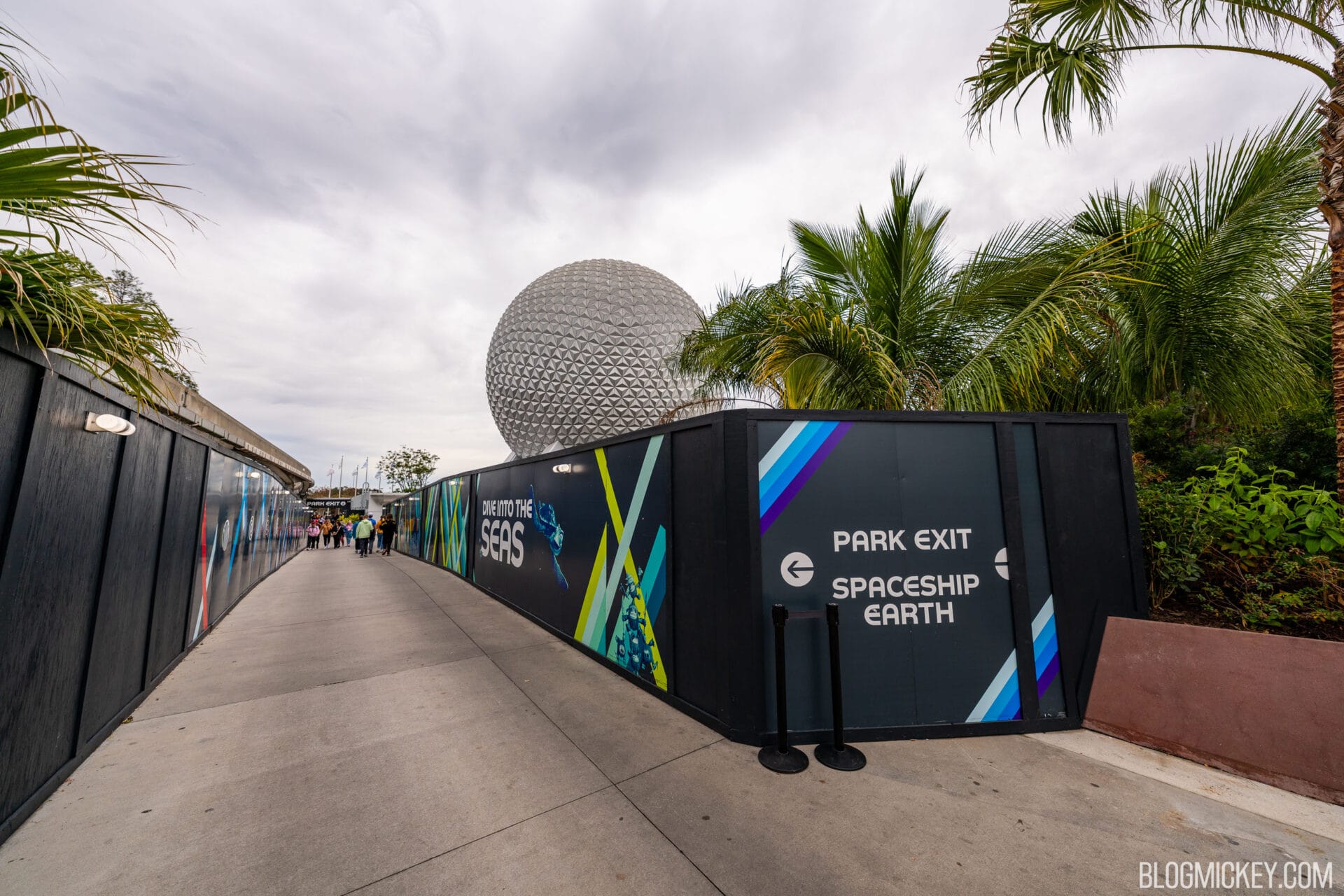 New Temporary Walkway Closure at EPCOT, Spaceship Earth Bypass Remains ...
