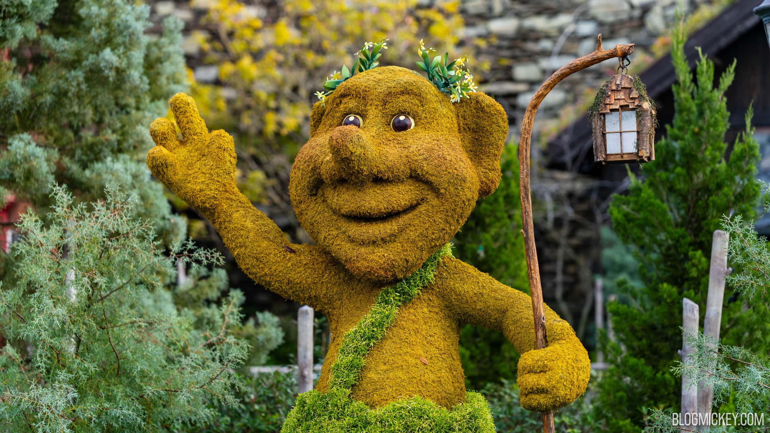Norway Troll-piary Installed for 2024 EPCOT Flower & Garden Festival