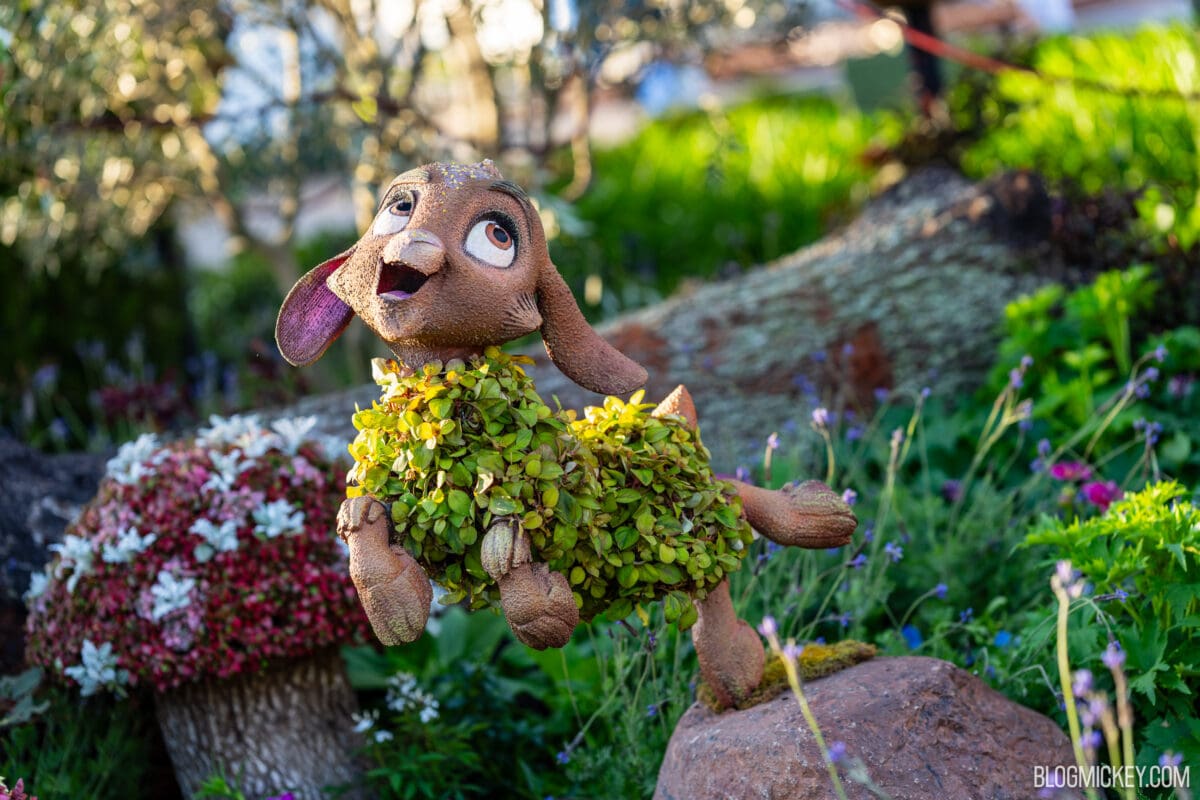 Wish Movie Topiary Debuts at EPCOT Main Entrance for 2024 Flower ...