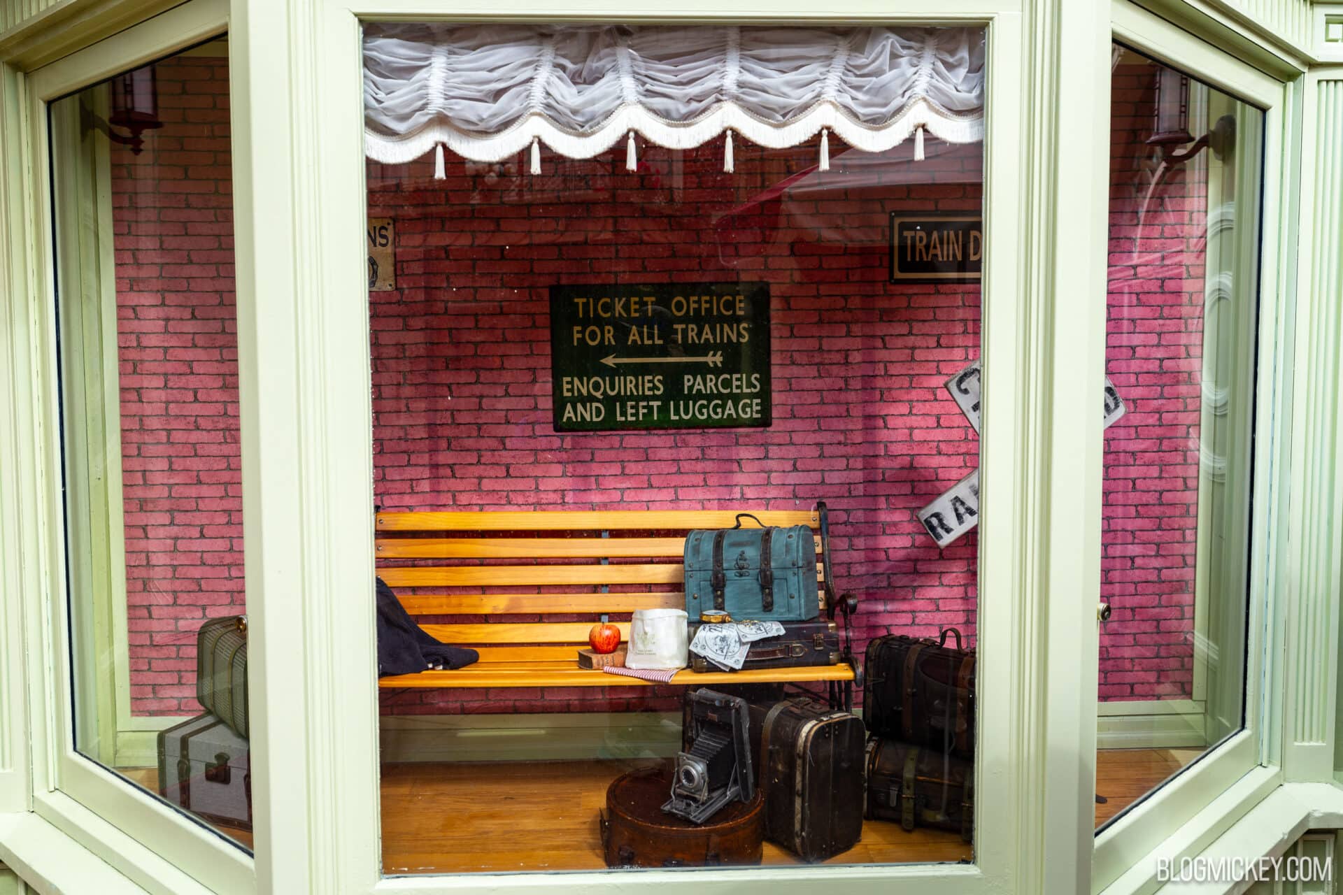 Updated Center Street Window Display Features Classic Transportation ...