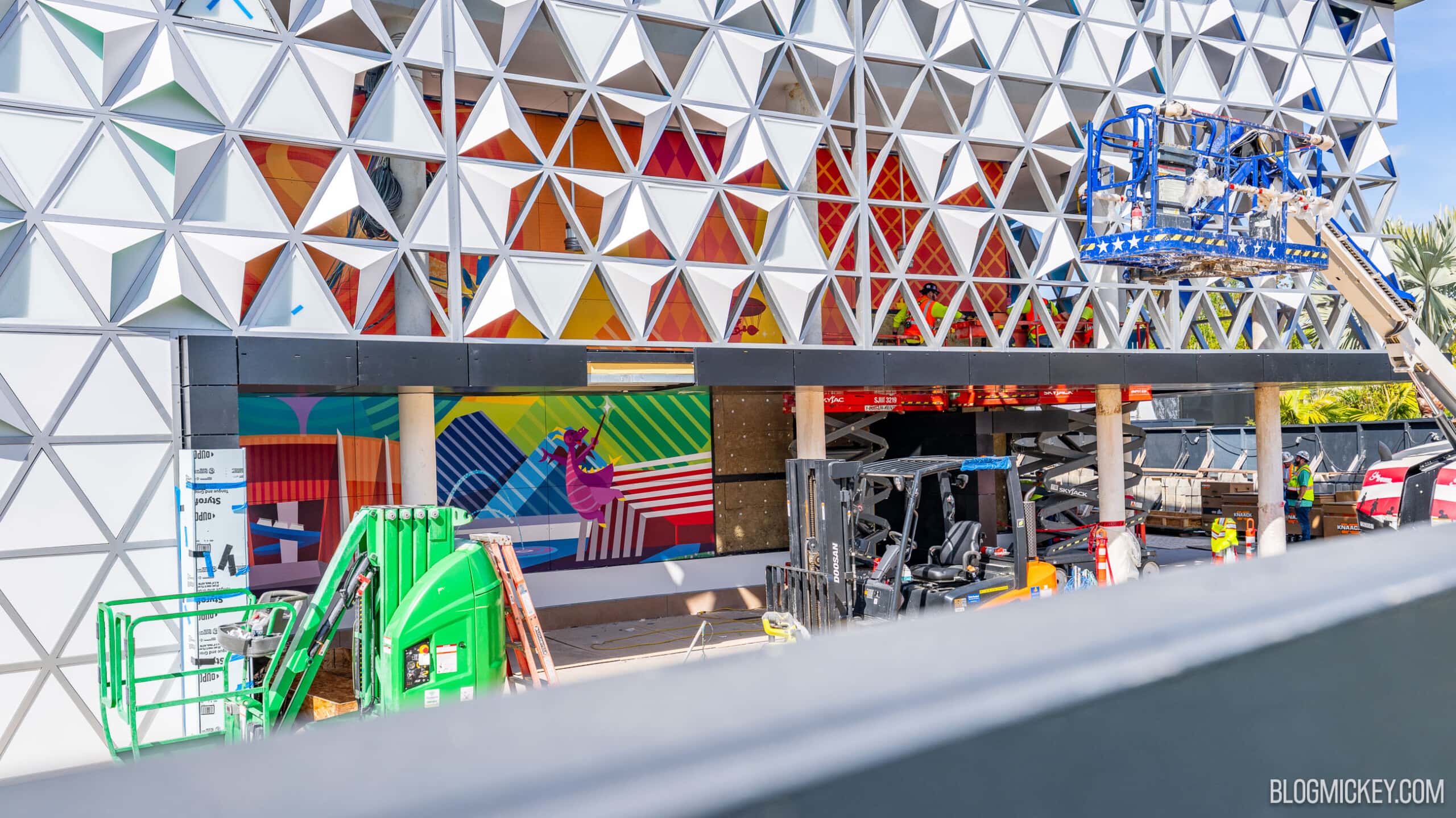 More Characters, Attractions Added to Mickey & Friends Mural at EPCOT ...