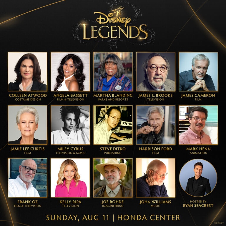 D23 Announces 2024 Disney Legends Class (Joe Rohde, Frank Oz, Harrison Ford, James Cameron, John ...