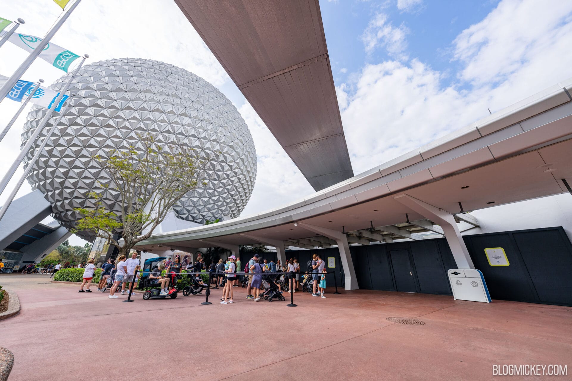 New EPCOT Construction Wall Signs Reference Attractions, Walt Disney ...