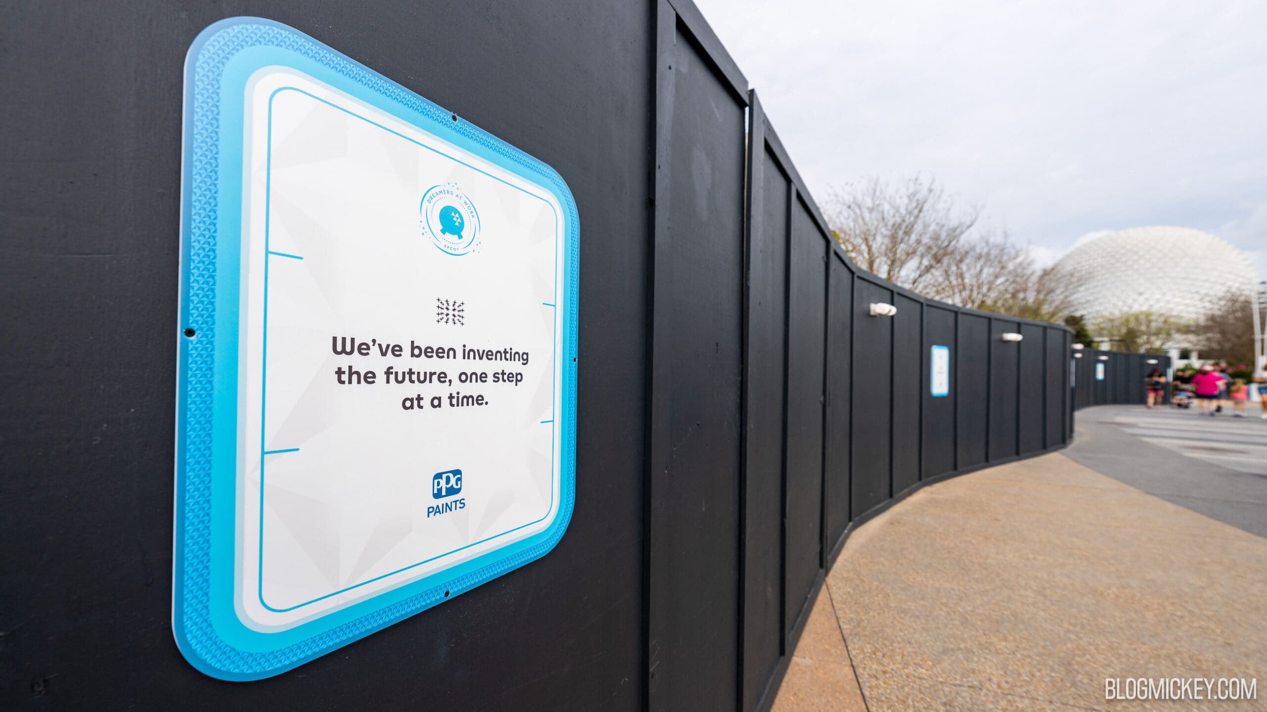 New EPCOT Construction Wall Signs Reference Attractions, Walt Disney ...