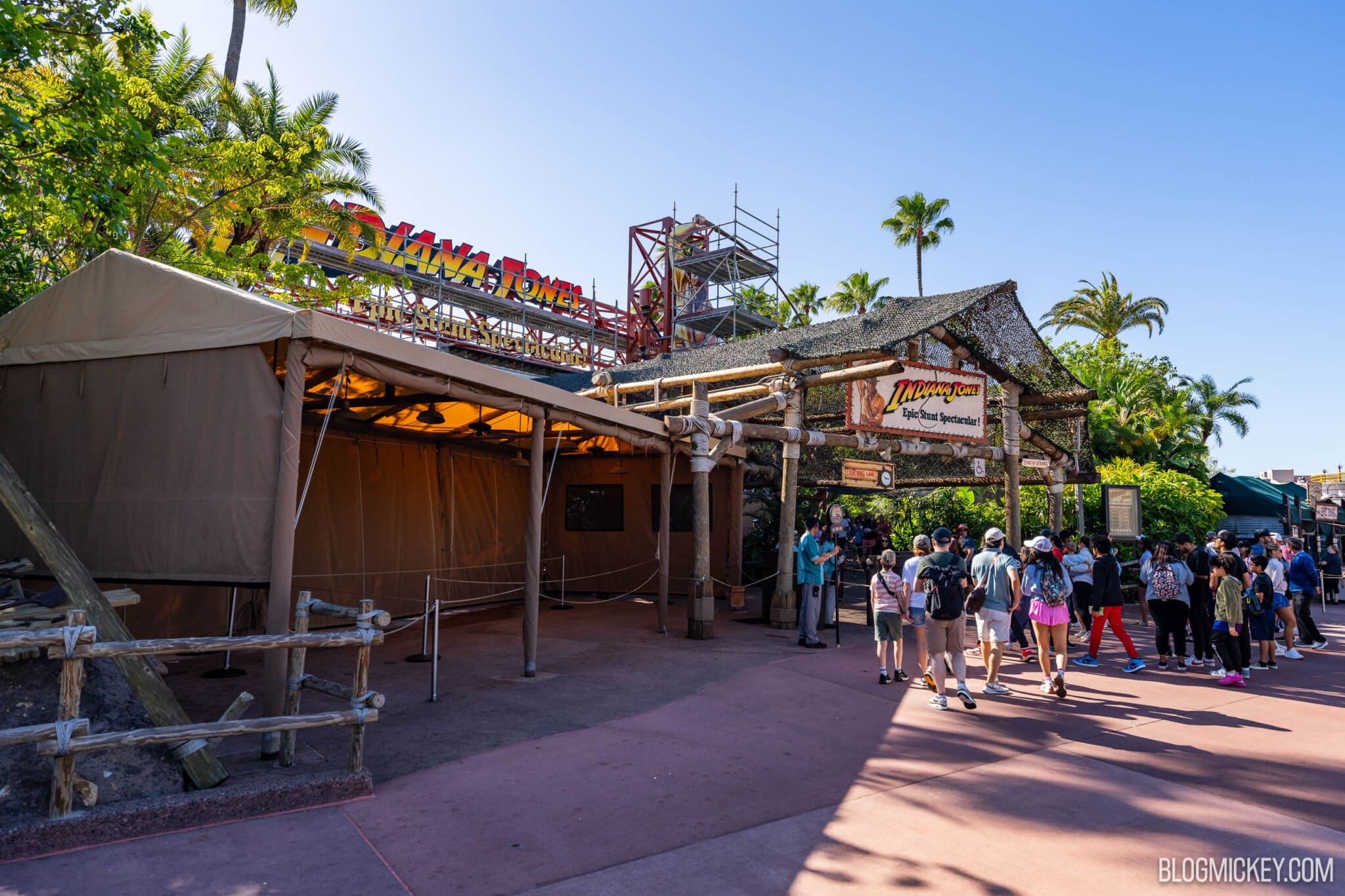 Refurbishment Expands for Indiana Jones Epic Stunt Spectacular Marquee