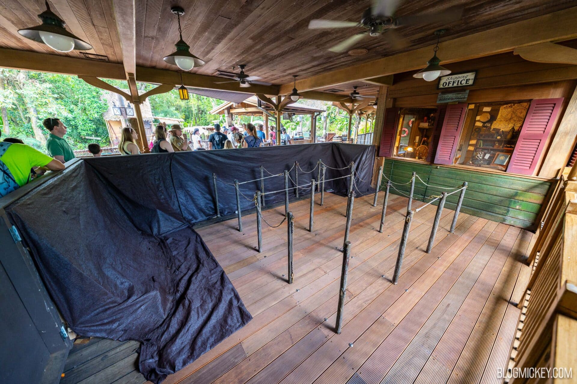 Jungle Cruise Dock Refurbishment Continues at Magic Kingdom