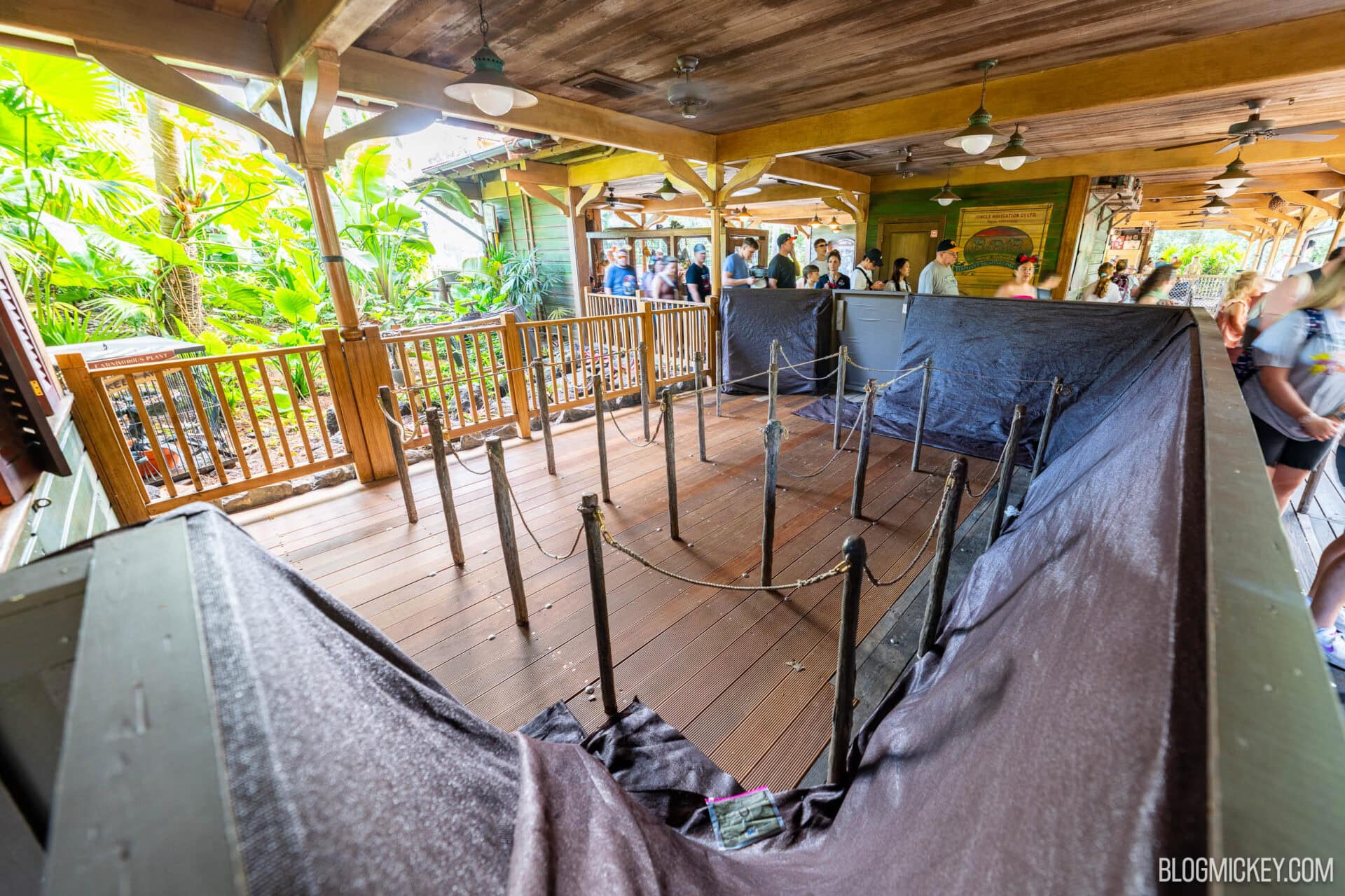 Jungle Cruise Dock Refurbishment Continues at Magic Kingdom