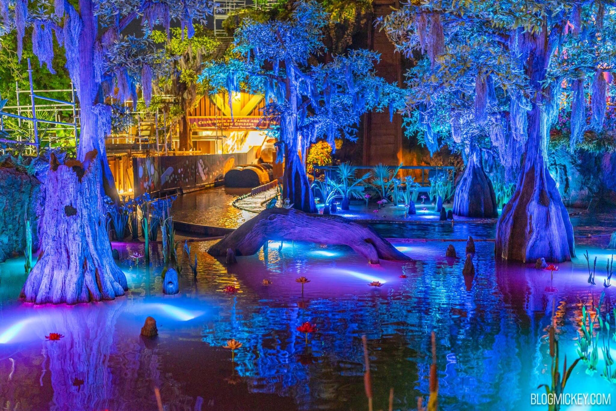 Nighttime Bayou Glow Added to Tiana's Bayou Adventure at Magic Kingdom