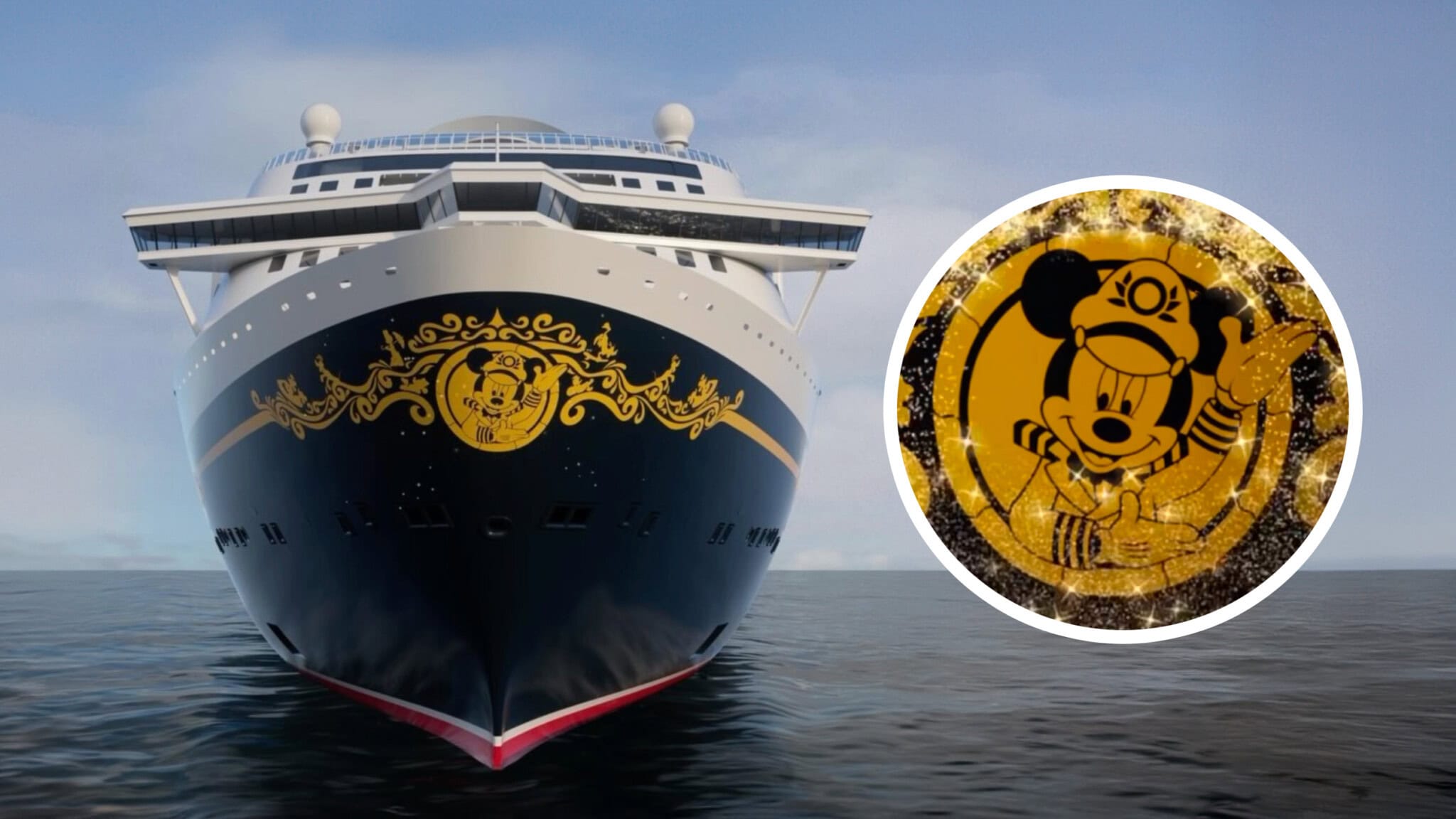 Disney Cruise Line Reveals Captain Mickey Bow Design for Upcoming ...