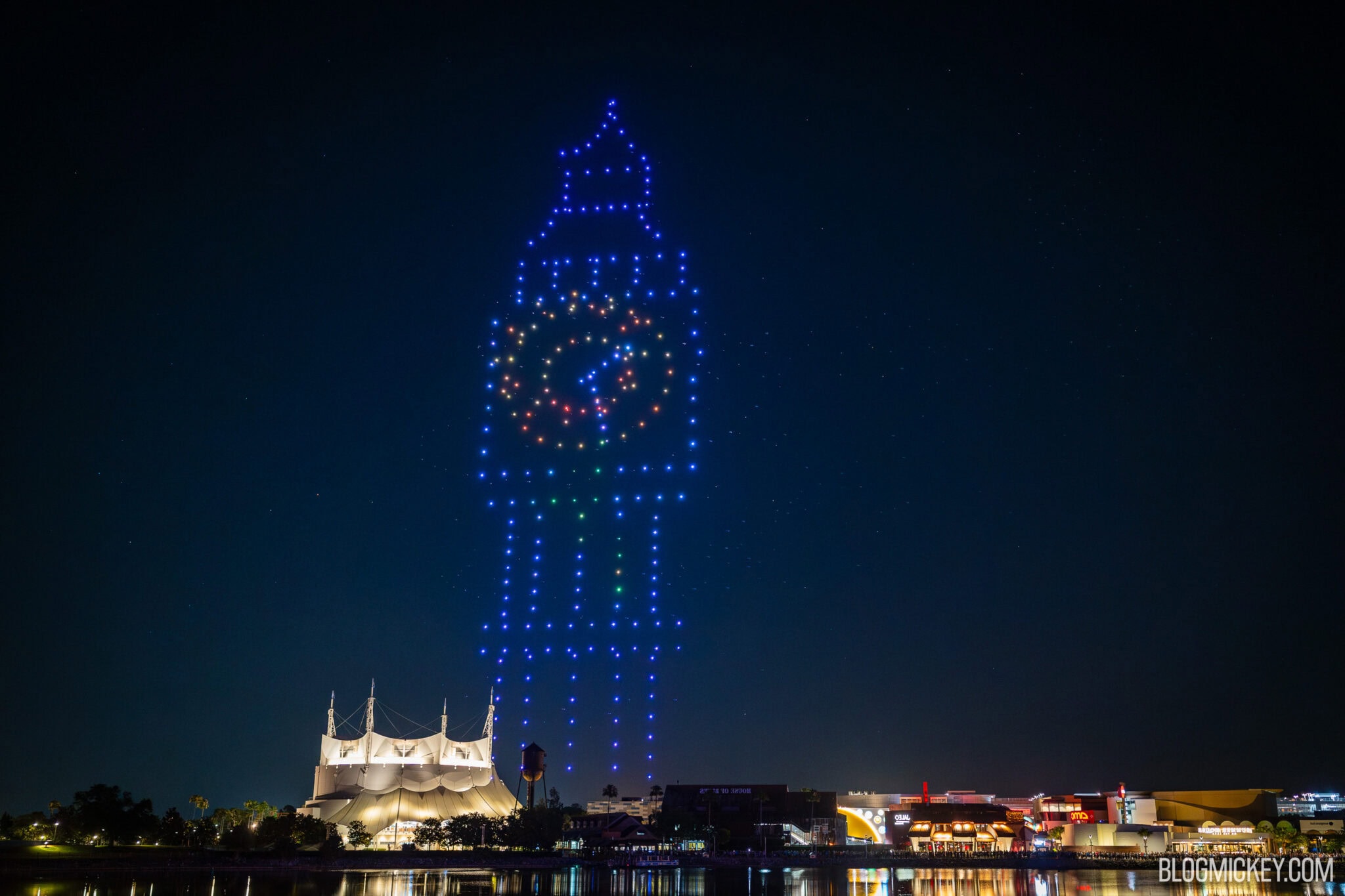 FULL SHOW VIDEO: 'Disney Dreams That Soar' Drone Show at Disney Springs