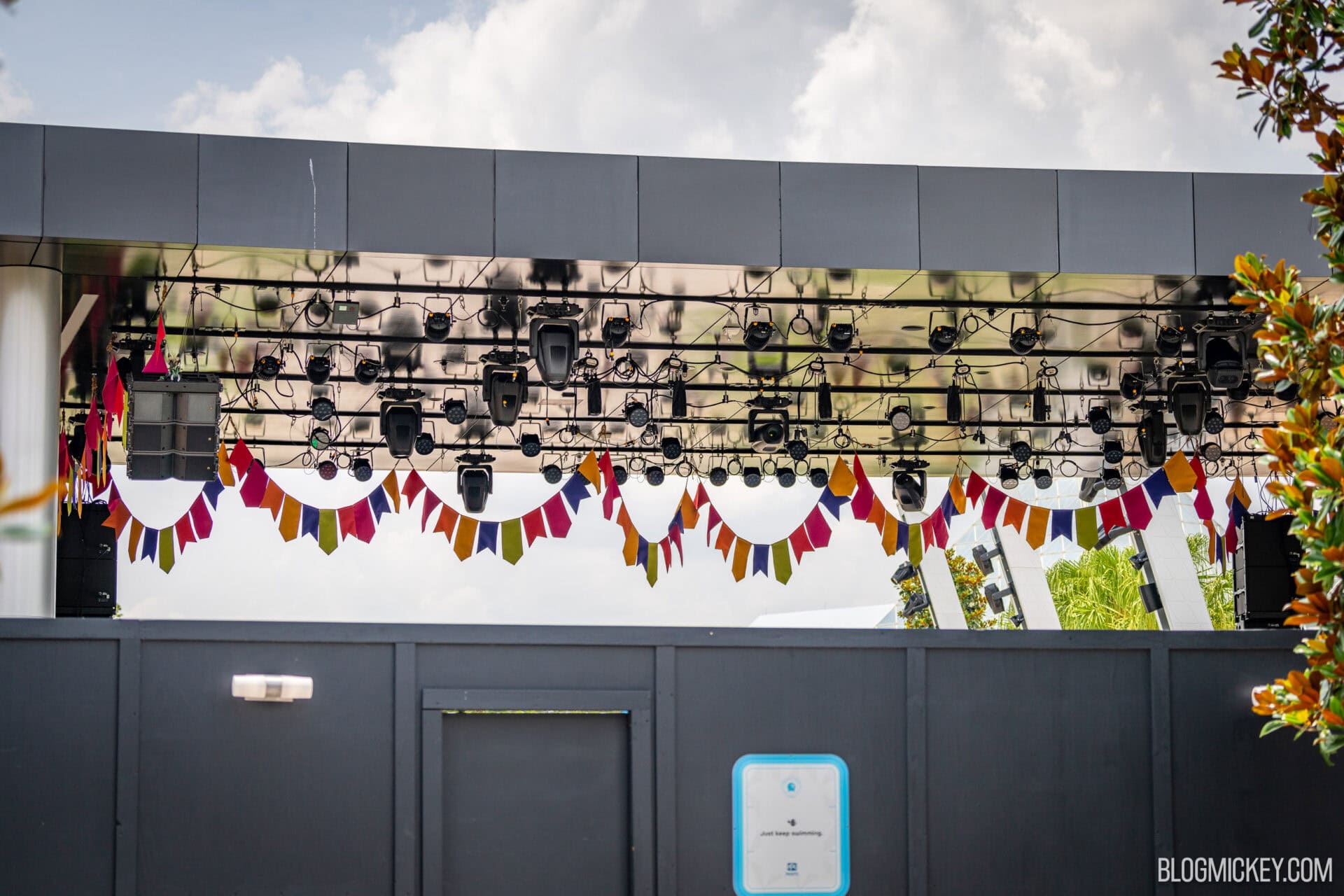 First Theming Elements Arrive for ¡Celebración Encanto! Stage Show at EPCOT