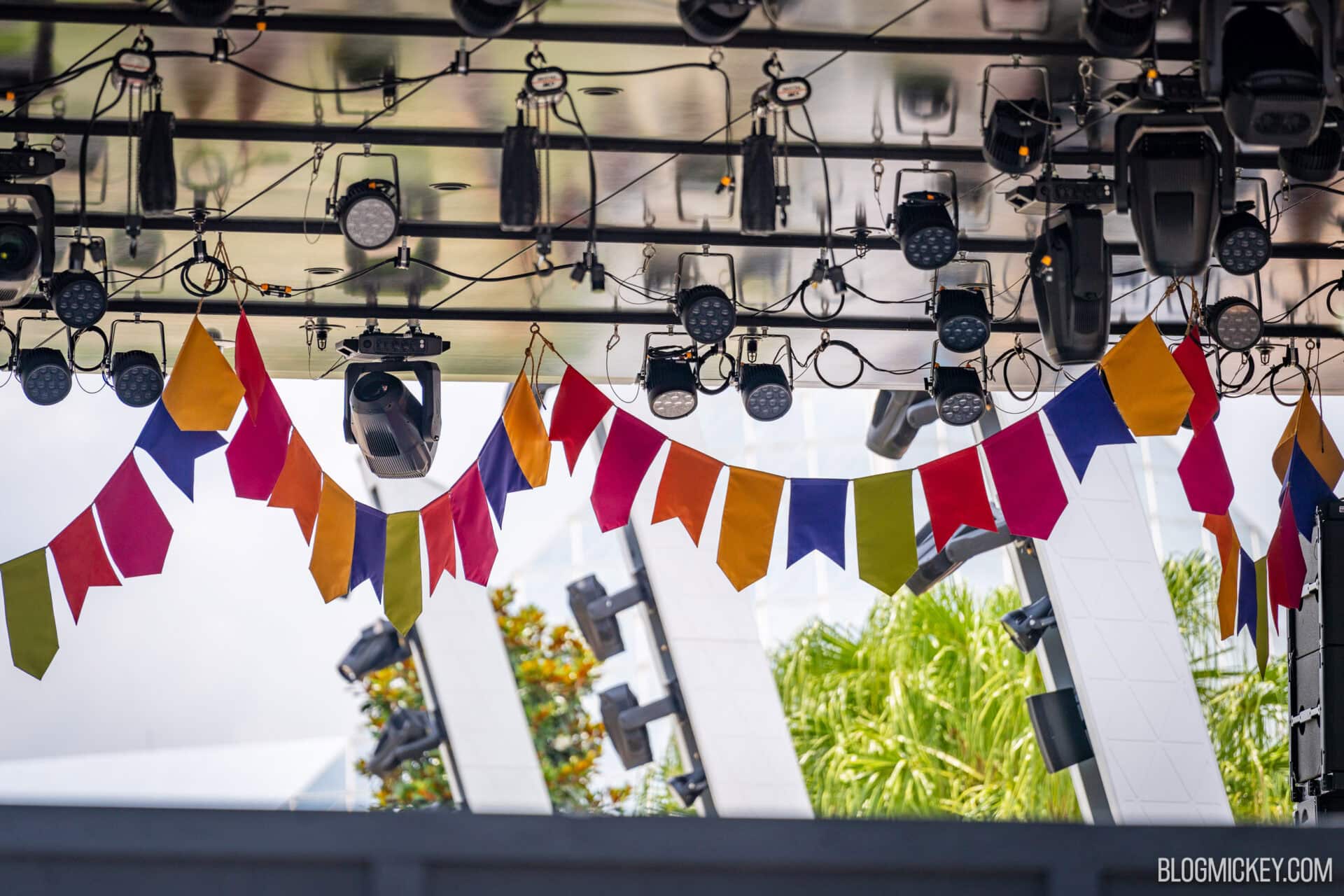 First Theming Elements Arrive for ¡Celebración Encanto! Stage Show at EPCOT