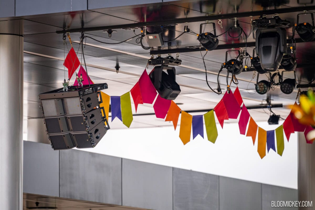 First Theming Elements Arrive for ¡Celebración Encanto! Stage Show at EPCOT