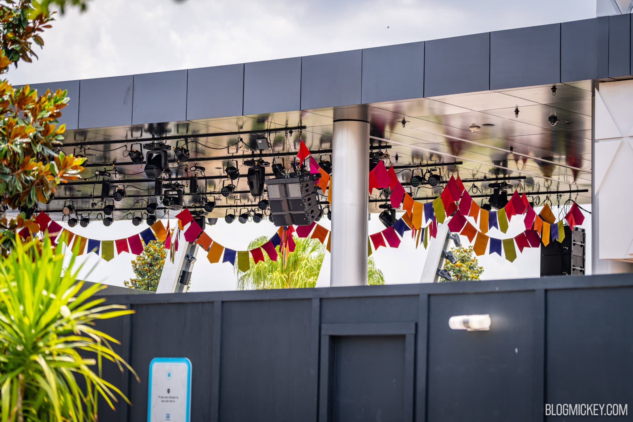 First Theming Elements Arrive for ¡Celebración Encanto! Stage Show at EPCOT