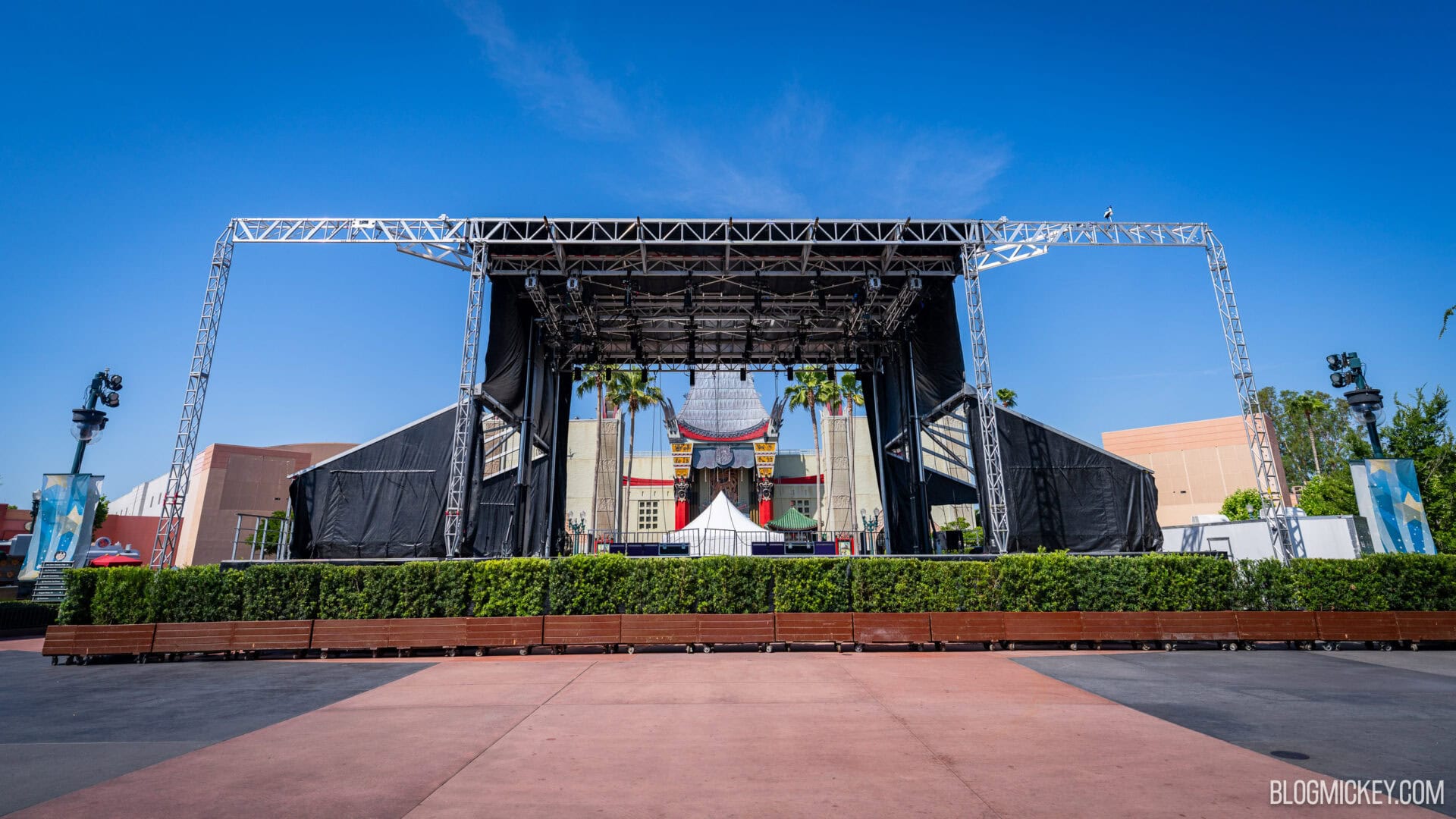 Massive Stage Installed at Disney's Hollywood Studios