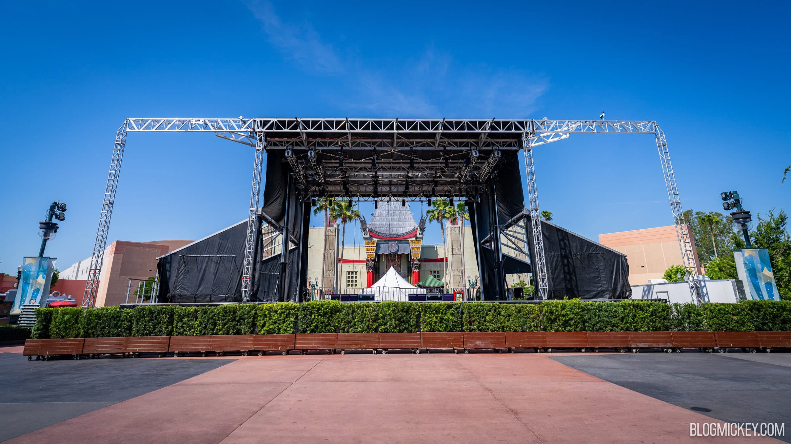 Massive Stage Installed at Disney's Hollywood Studios