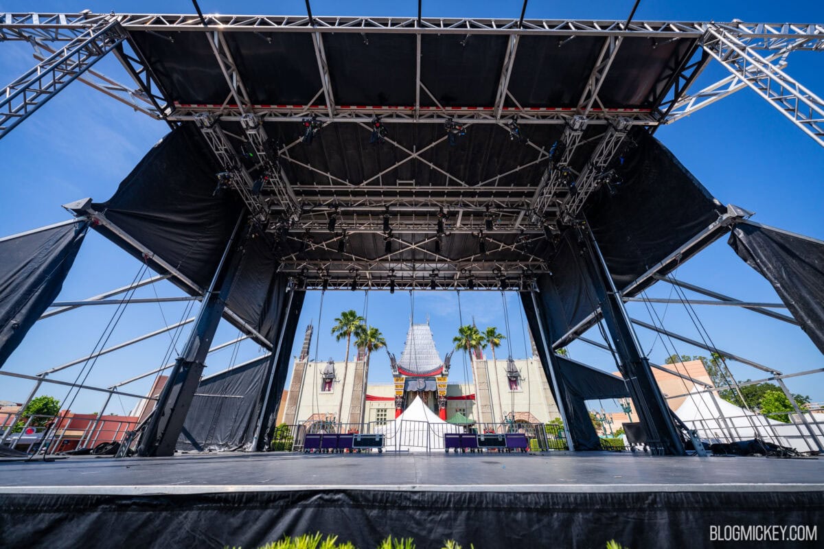 Massive Stage Installed at Disney's Hollywood Studios