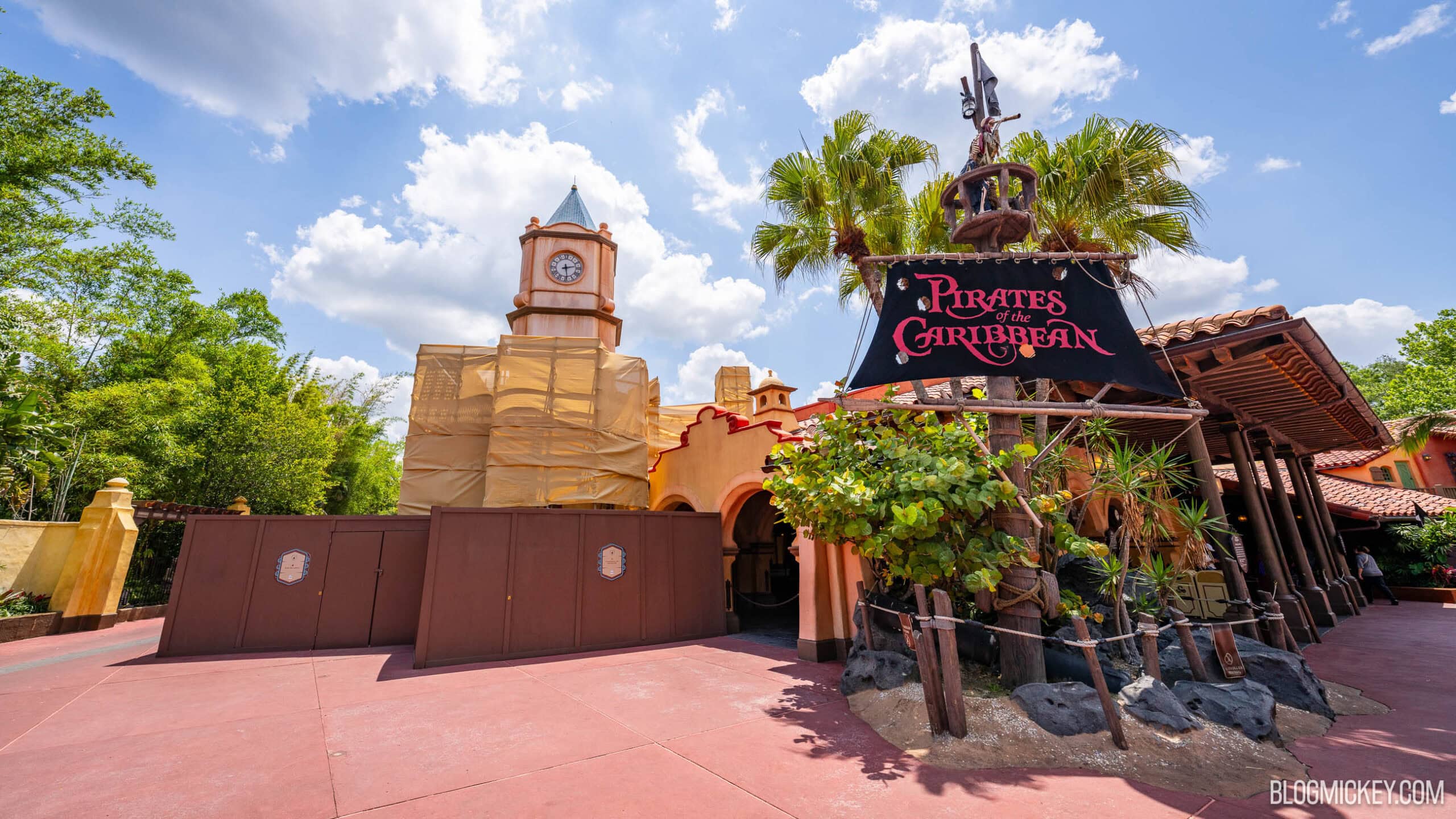 New Scrims Arrive at Pirates of the Caribbean Clock Tower 4 Months ...