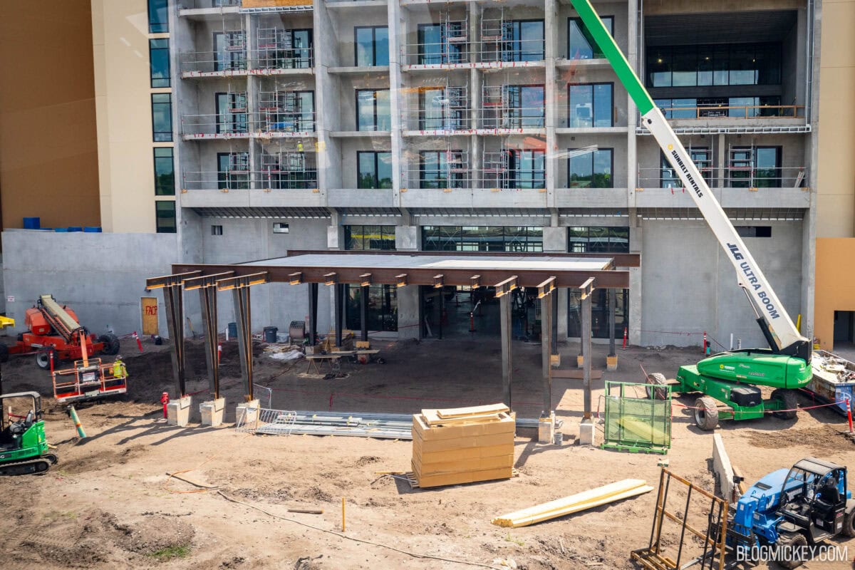 Porte Cochere Construction Begins for Disney Vacation Club Tower at ...