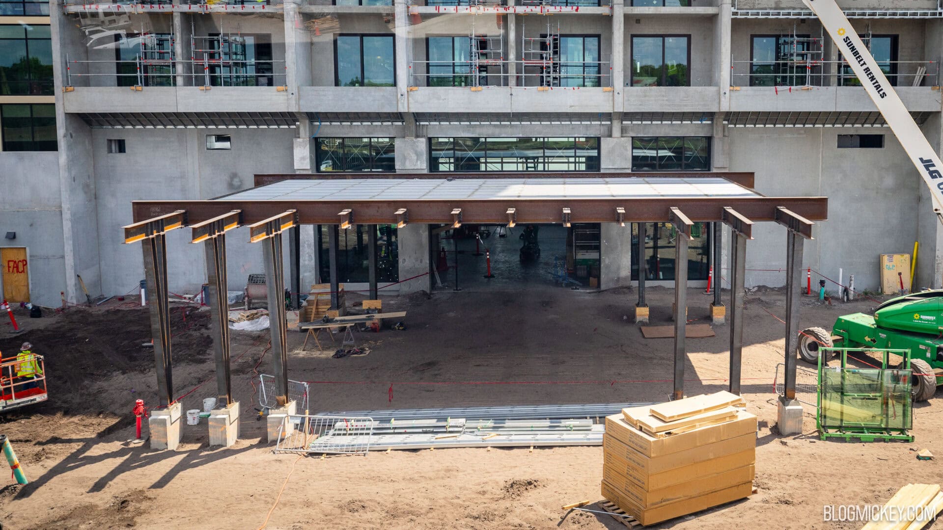 Porte Cochere Construction Begins for Disney Vacation Club Tower at ...