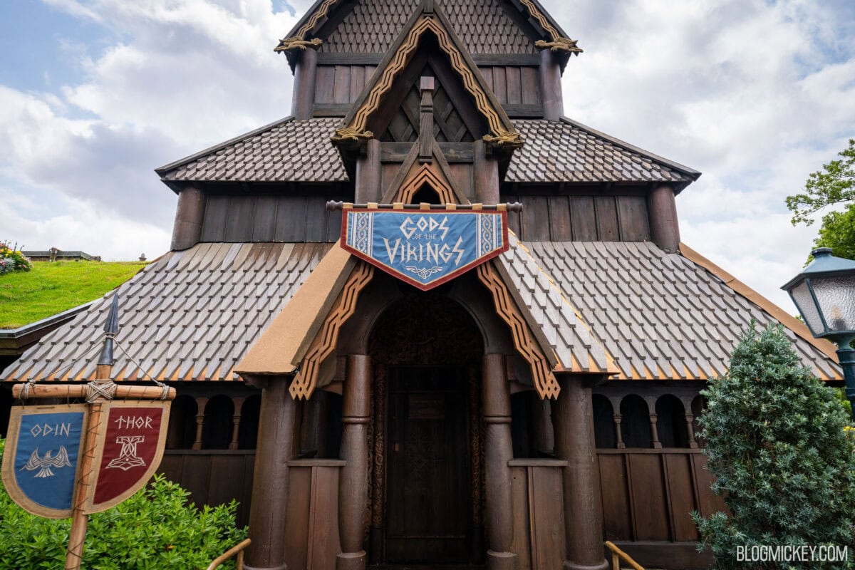 Stave Church Exterior Refurbishment Makes New Progress at EPCOT