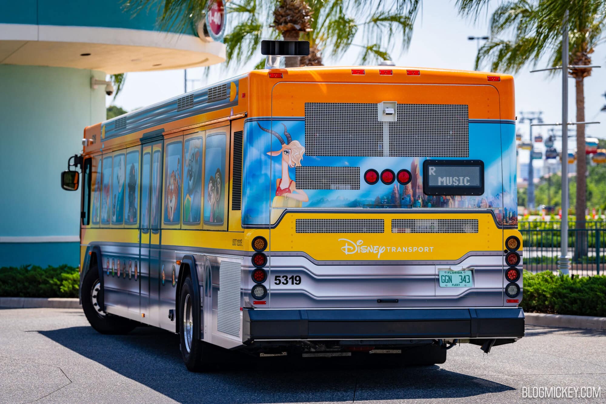 Zootopia-Themed Bus Wrap at Walt Disney World Might Be The Best Yet