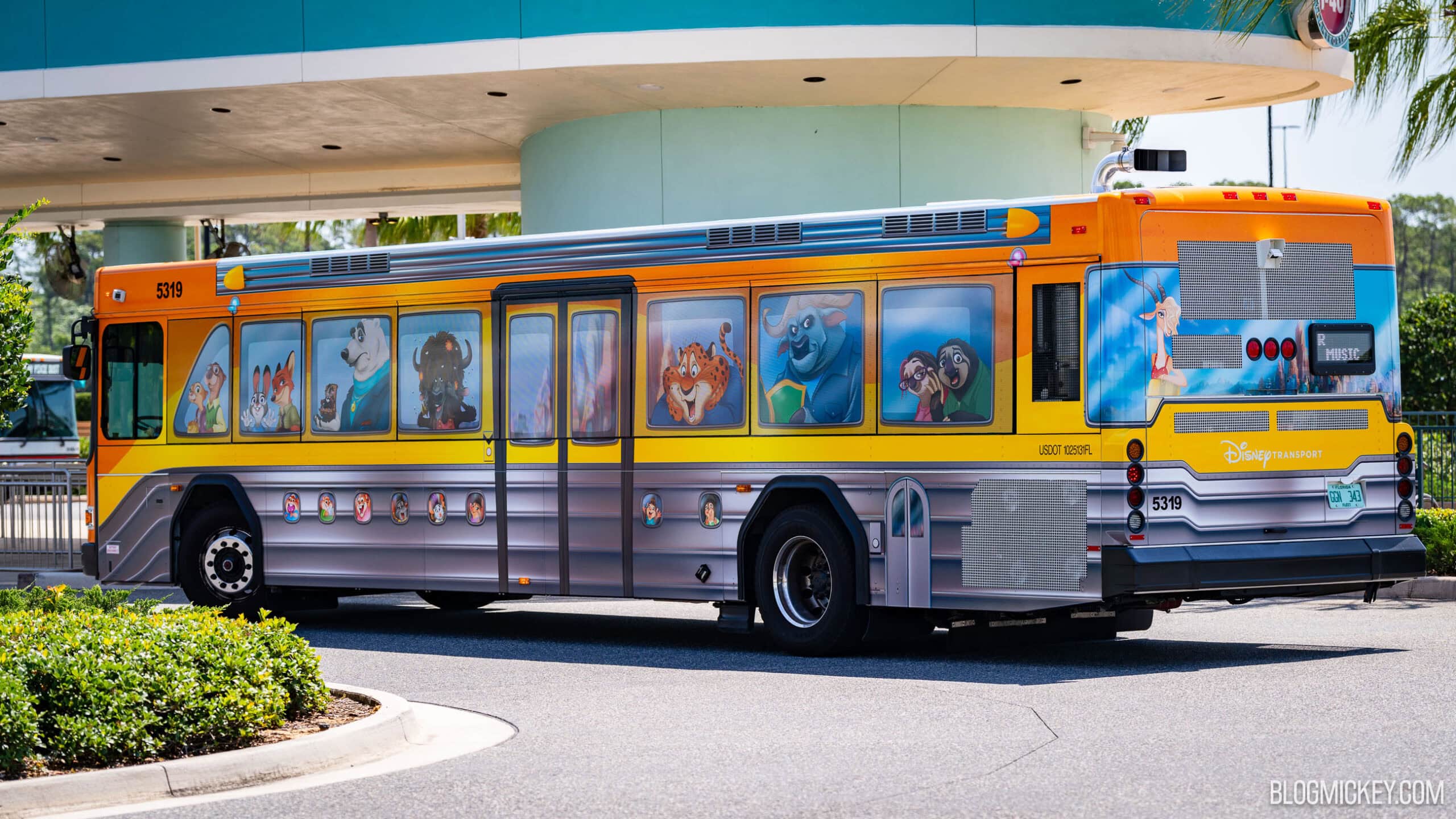Zootopia-Themed Bus Wrap at Walt Disney World Might Be The Best Yet