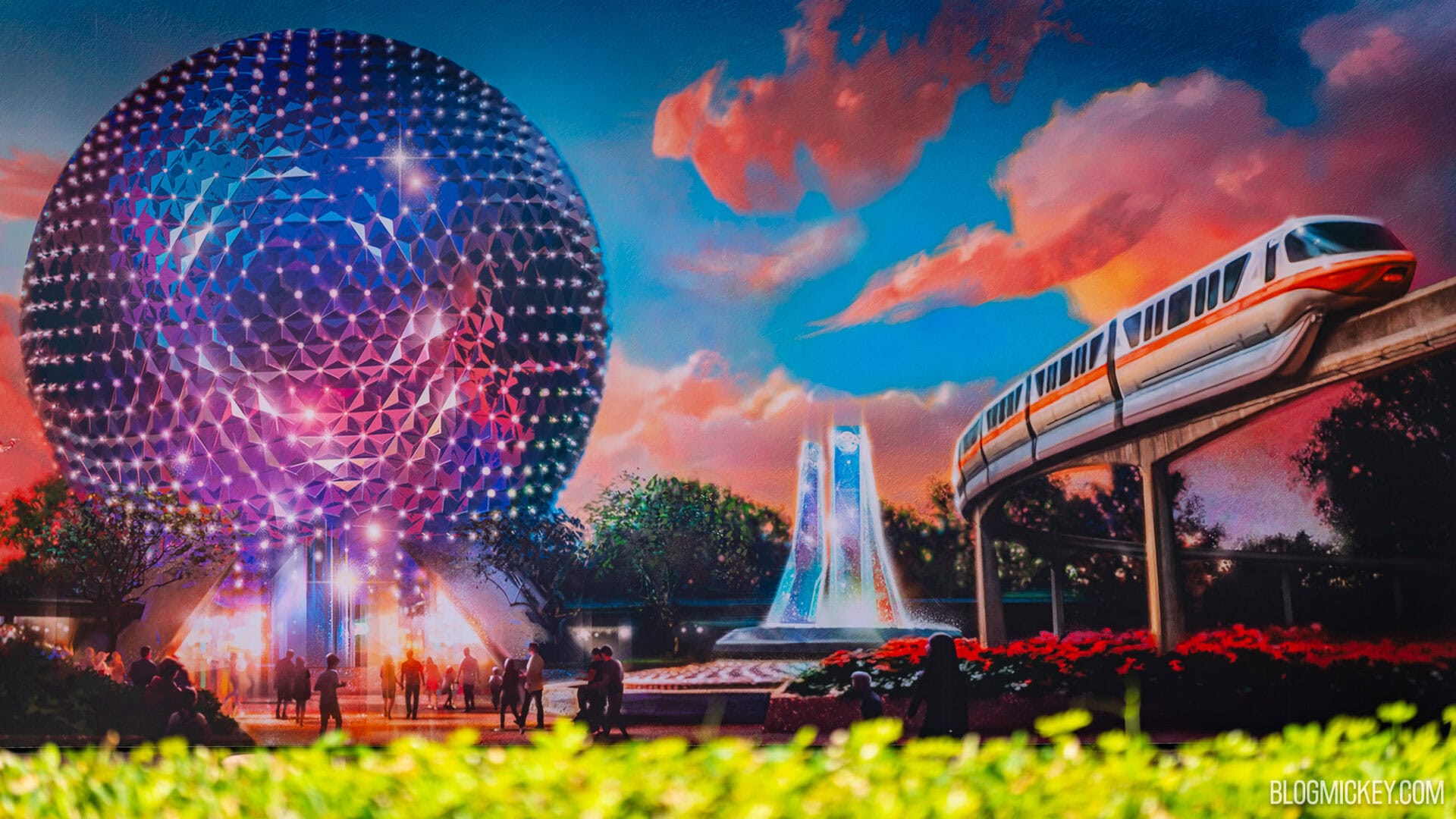 Disney Replaces Classic Fountain of Nations Photo Backdrop at EPCOT