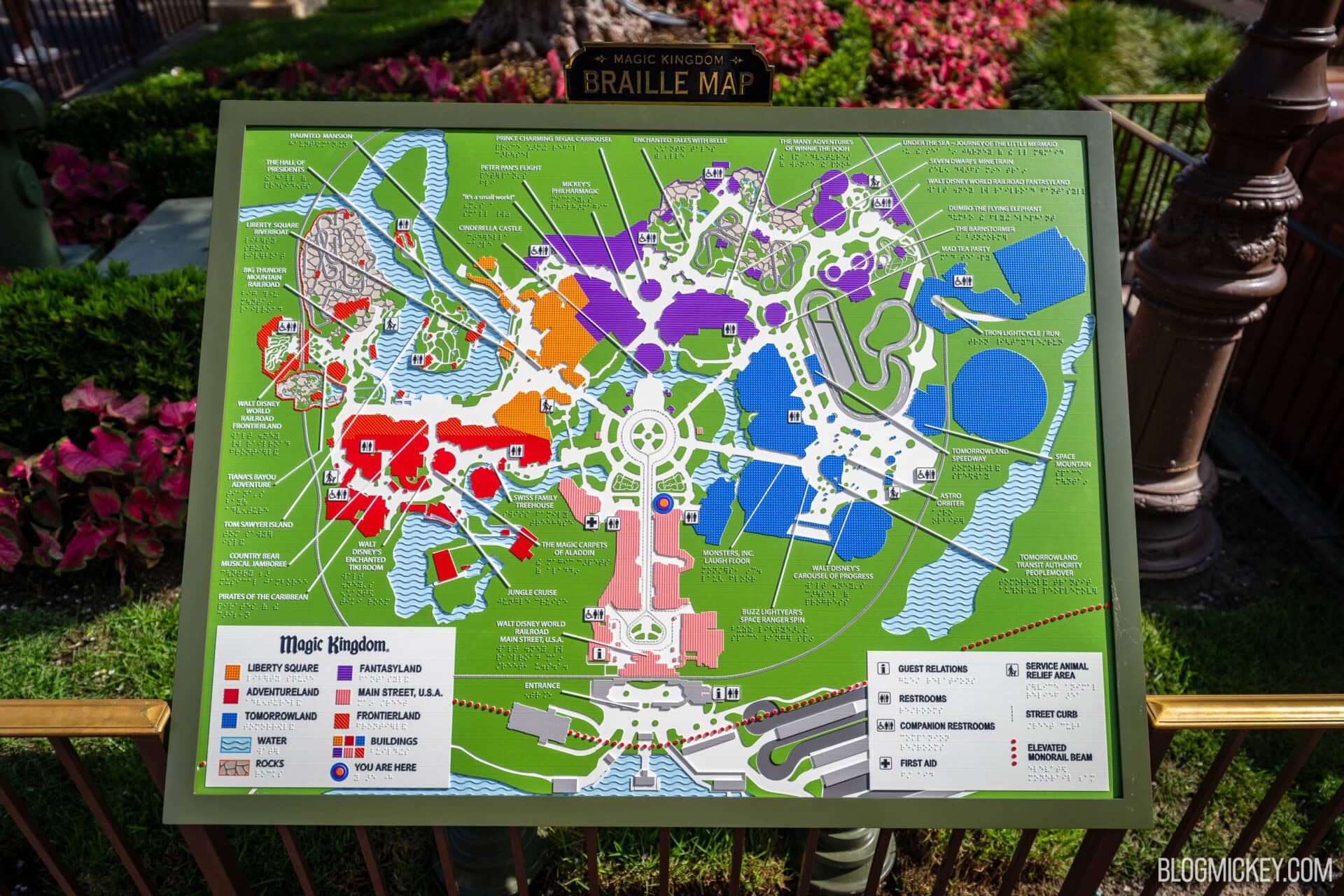 New Braille Map Debuts at Magic Kingdom with Tiana's Bayou Adventure ...