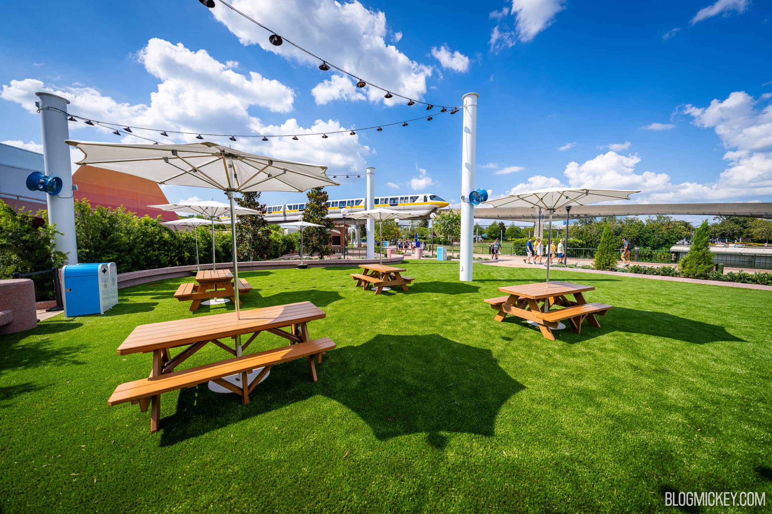 Rose Walk Picnic Area Opens in World Celebration at EPCOT