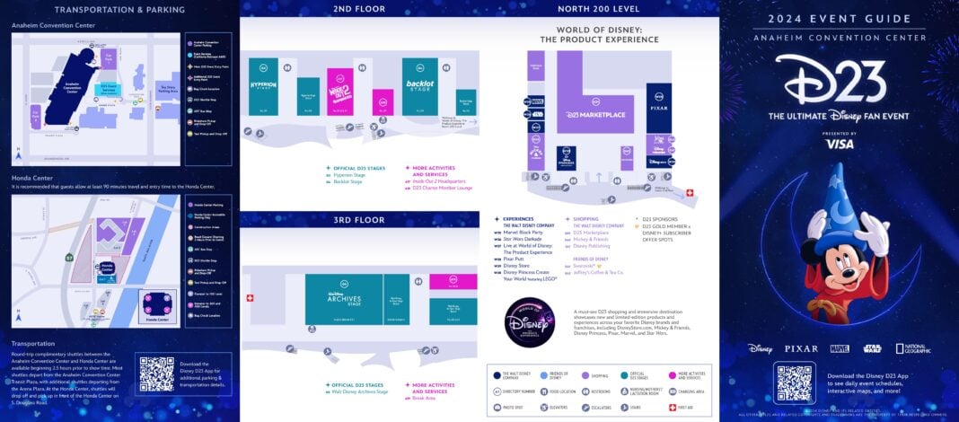 2024 D23 Expo Event Guide & Floor Map Released