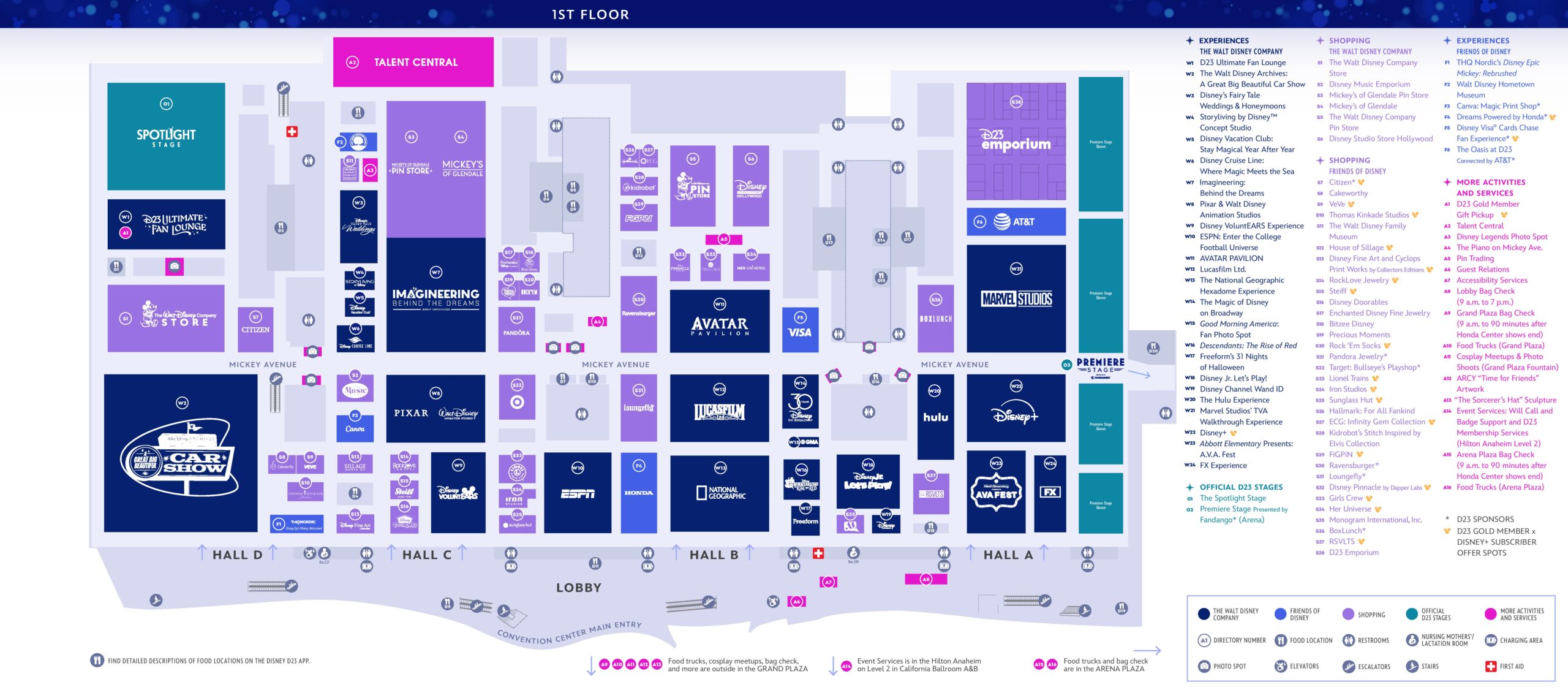2024 D23 Expo Event Guide & Floor Map Released