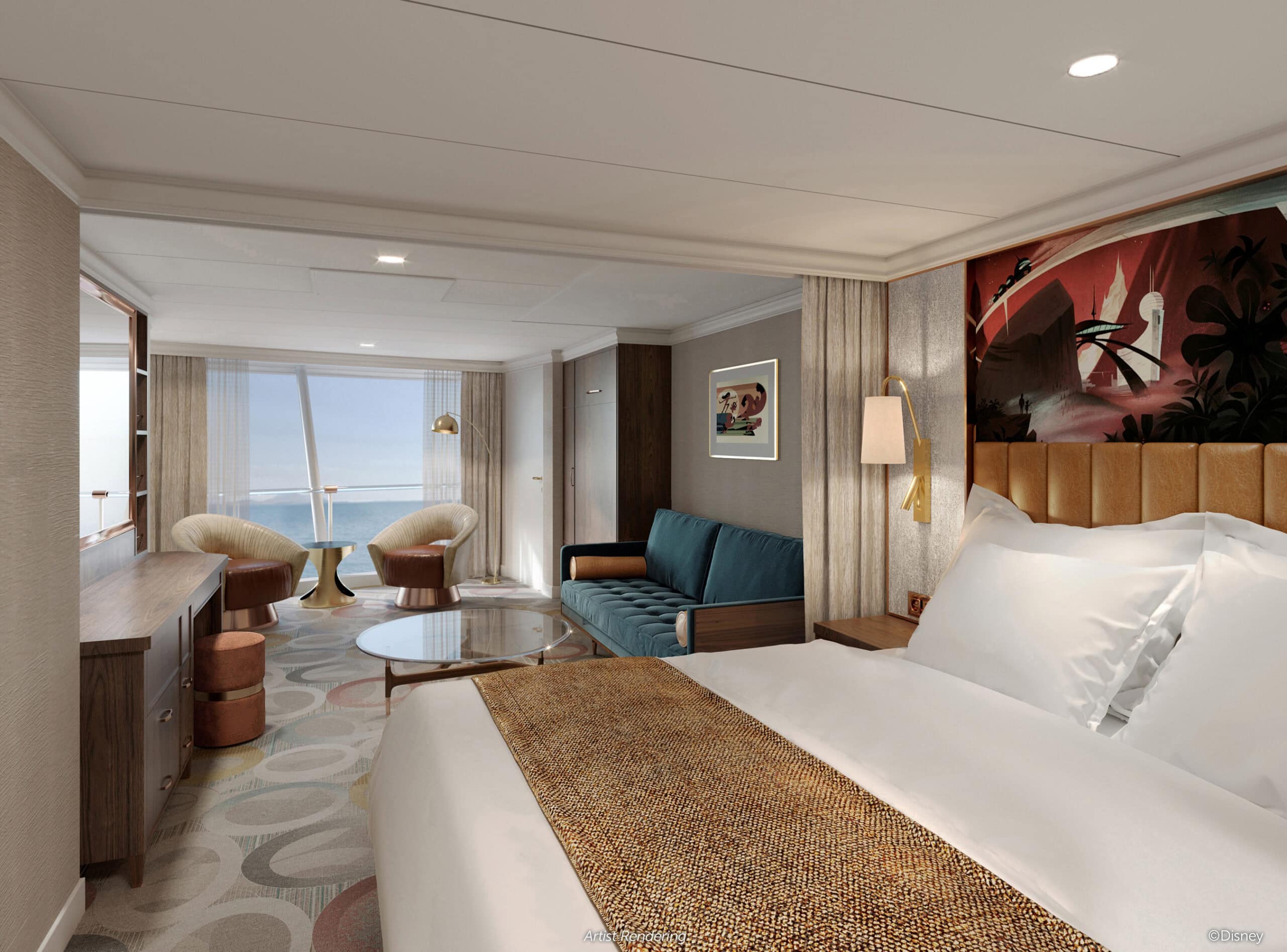 First Look Inside Disney Destiny Cruise Ship Staterooms