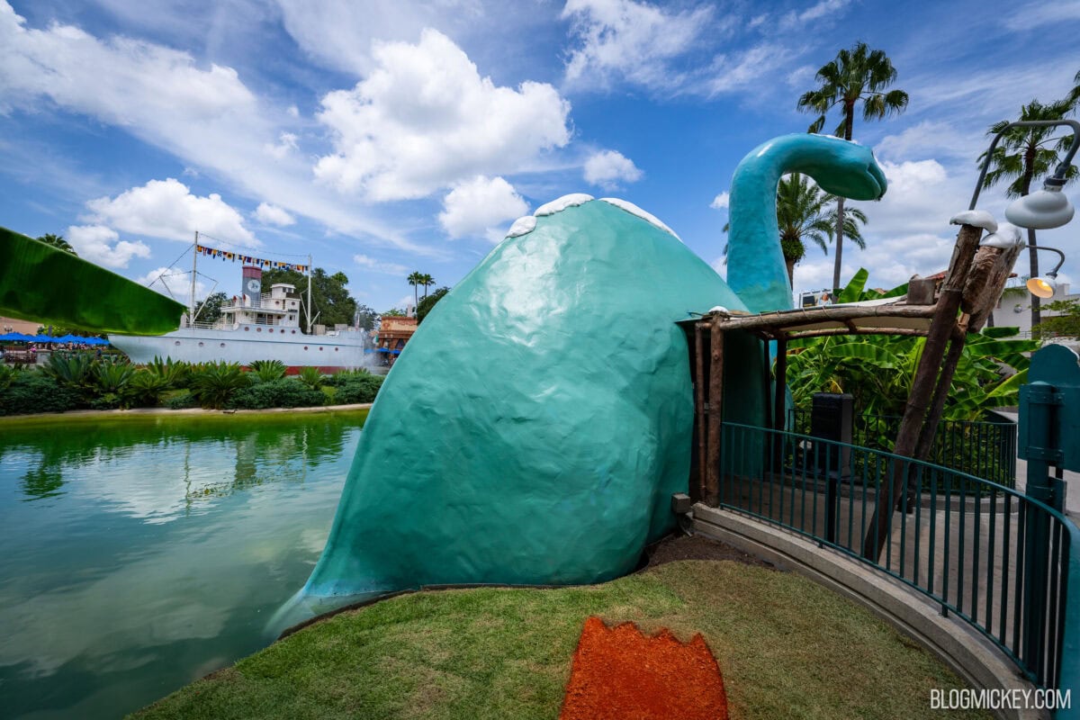 Gertie the Dino Repainting Continues at Disney's Hollywood Studios