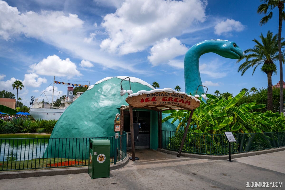 Gertie the Dino Repainting Continues at Disney's Hollywood Studios